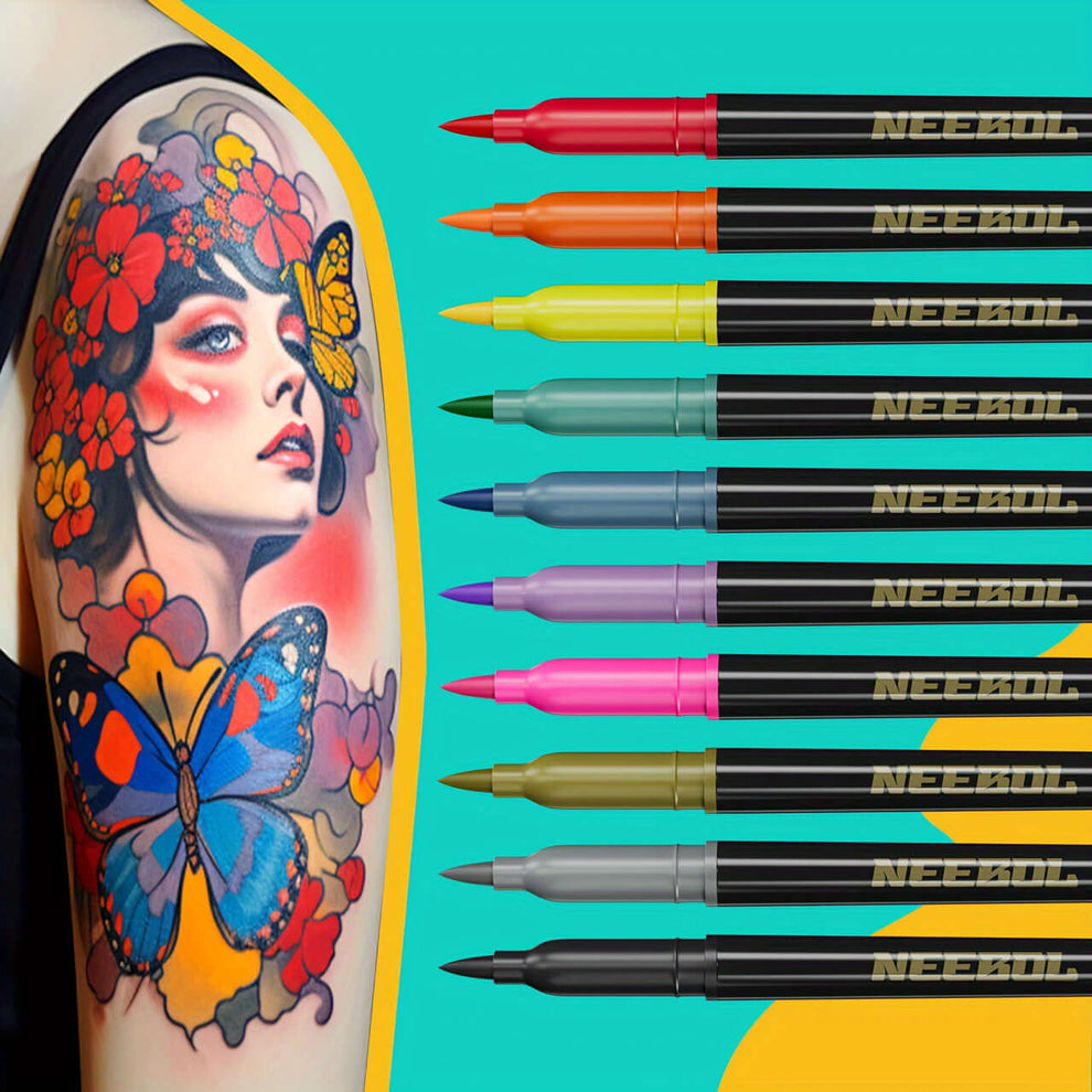 Tattoo Skin Marker - Precision Stencil Pen | Neebol